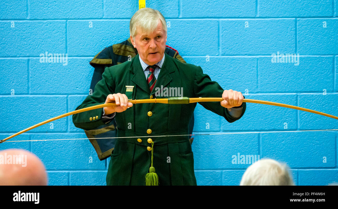 Haddington, UK. 19 August 2018. The Royal Company of Archers, a ...