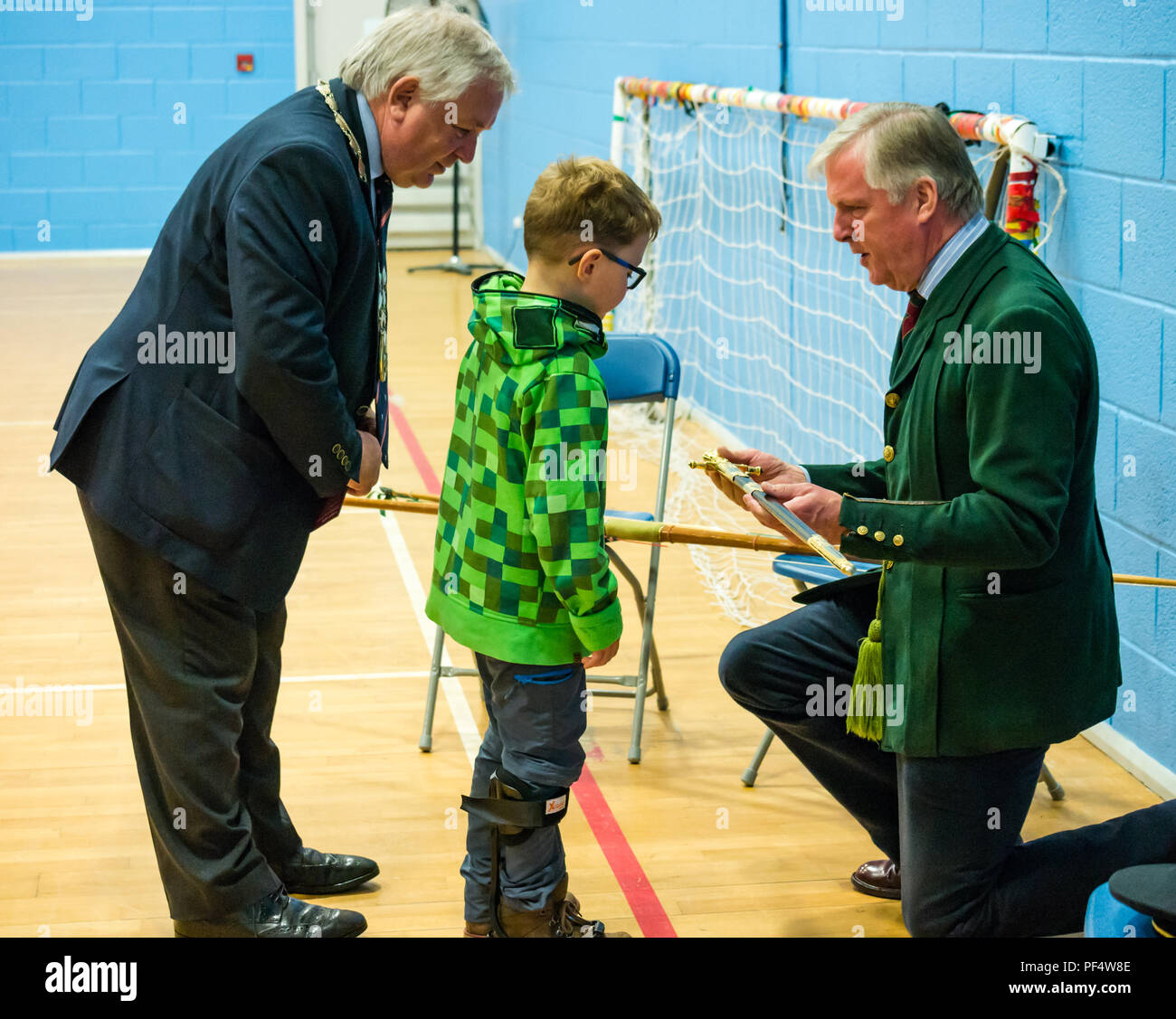 Haddington, UK. 19 August 2018. The Royal Company of Archers, a ...