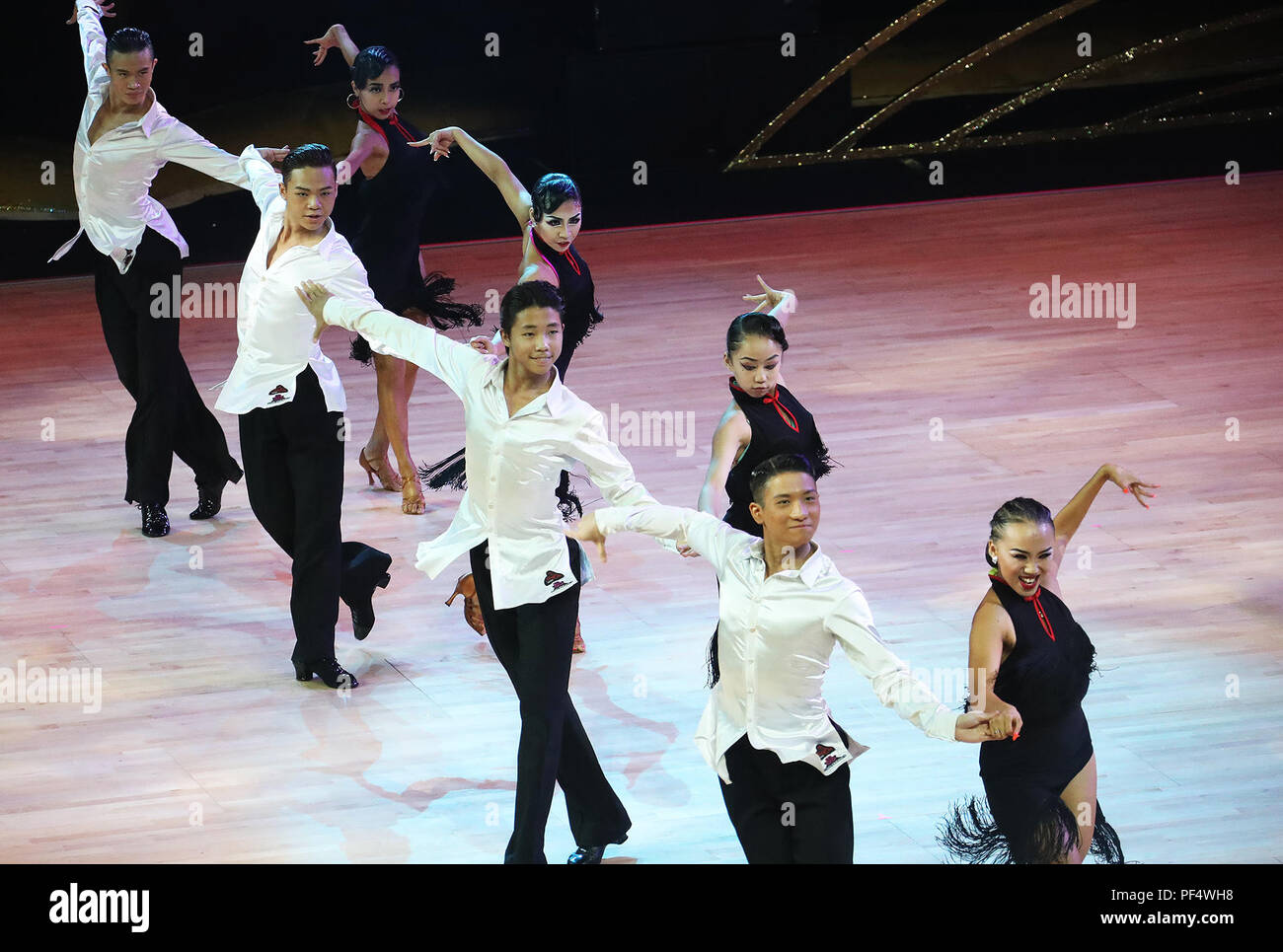 Shanghai, China. 19th Aug, 2018. Dancers perform during the opening ...