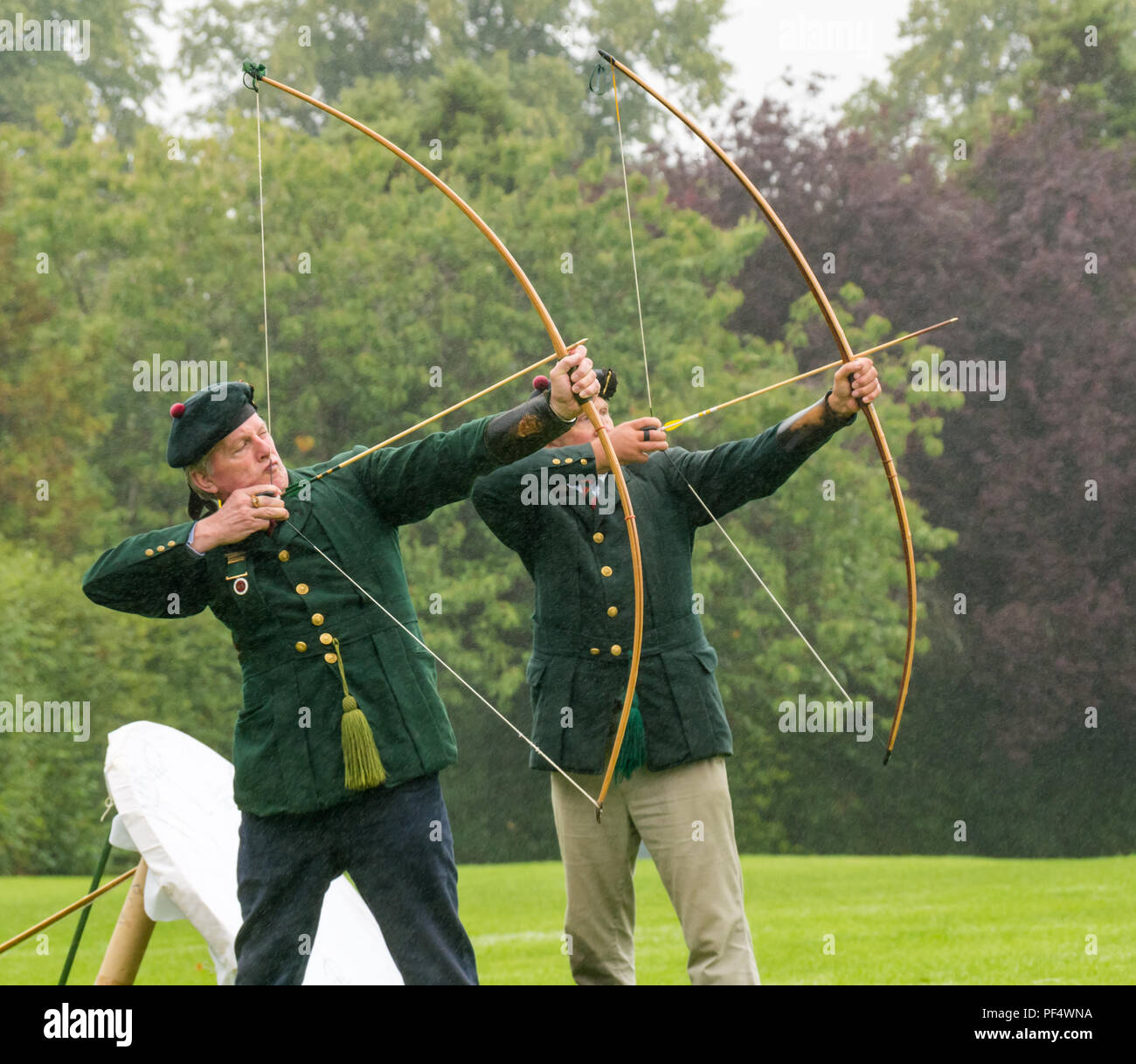 Haddington, UK. 19 August 2018. The Royal Company of Archers, a ...