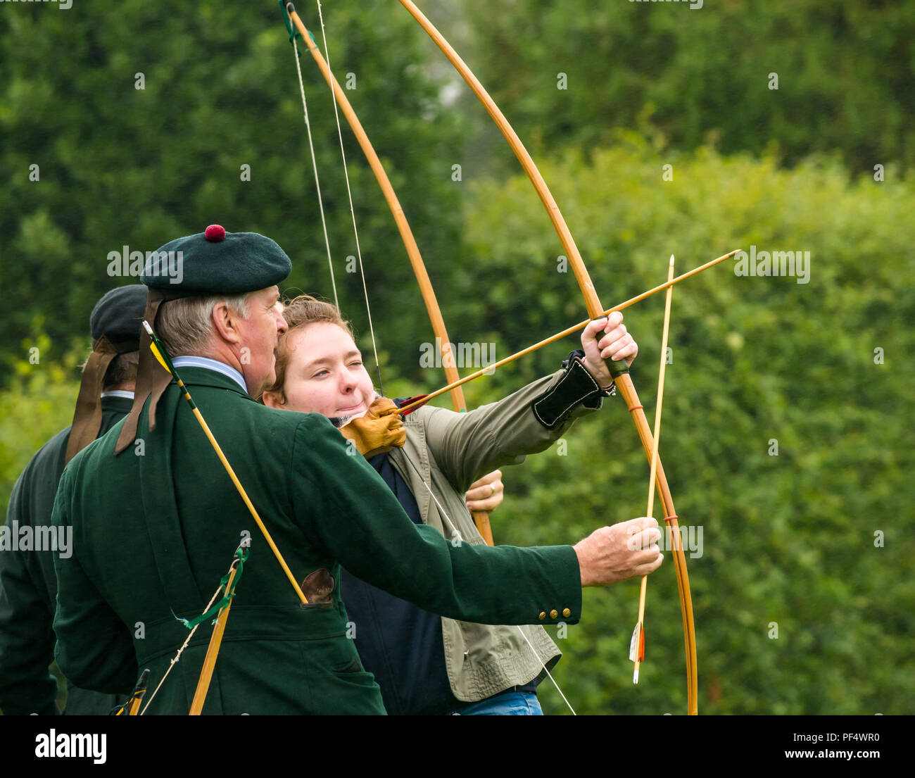 Haddington, UK. 19 August 2018. The Royal Company of Archers, a ...