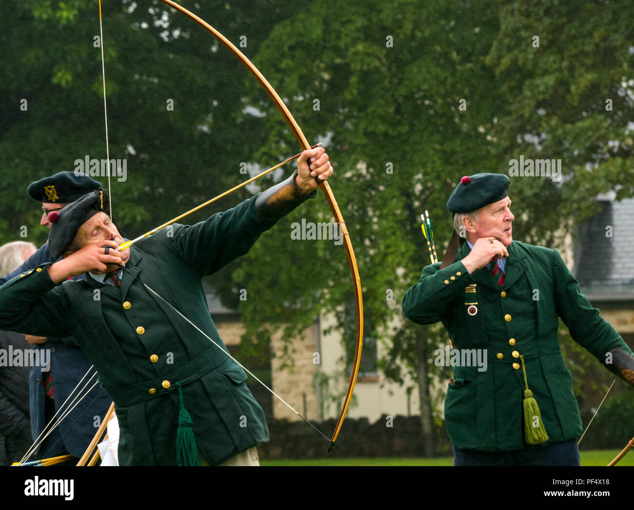 Haddington, UK. 19 August 2018. The Royal Company of Archers, a ...
