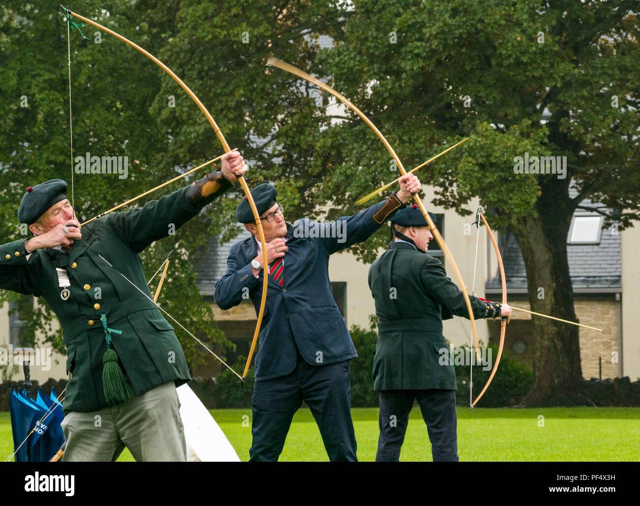 Haddington, UK. 19 August 2018. The Royal Company of Archers, a ...