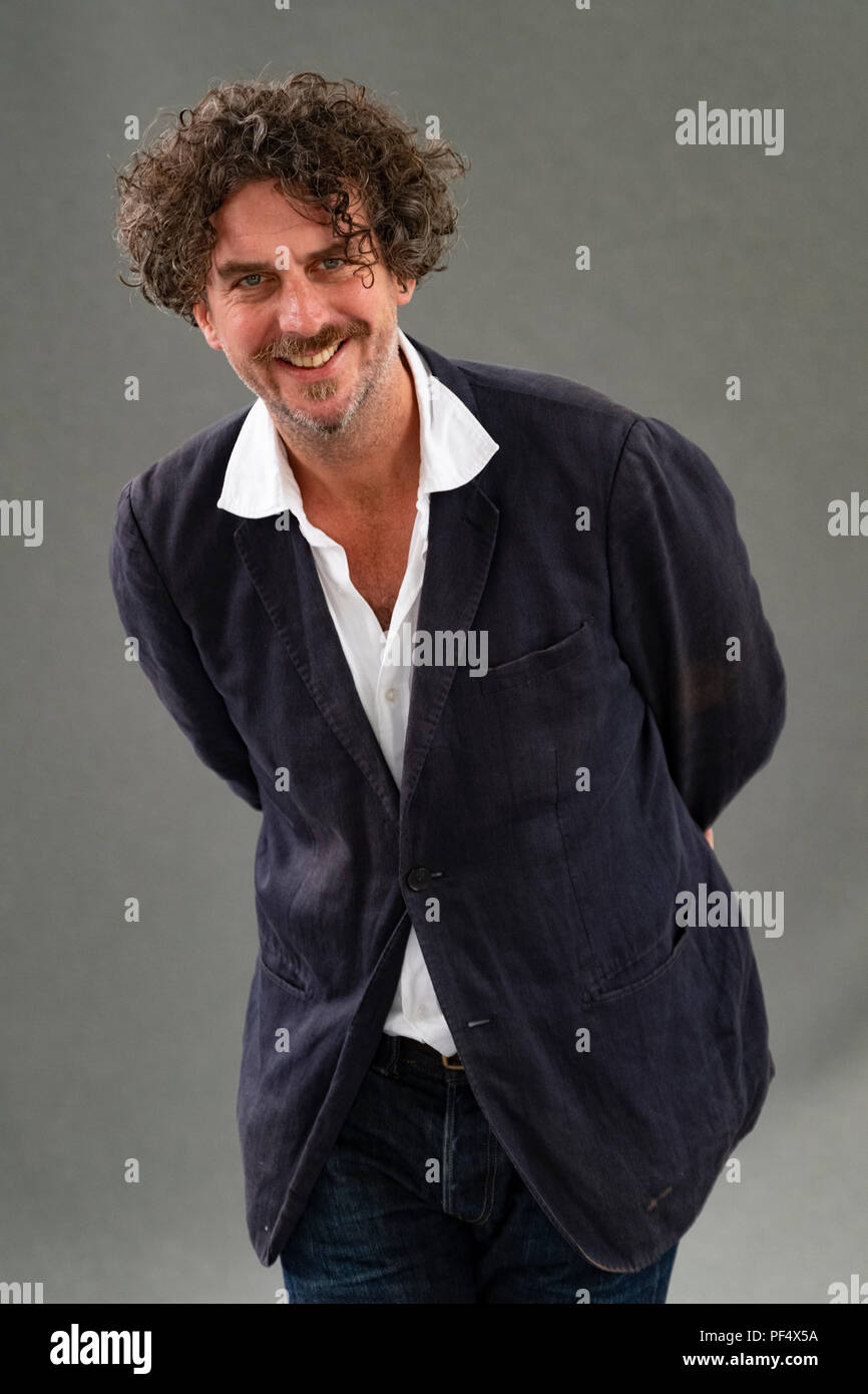 Edinburgh, Scotland, UK; 19 August, 2018. Pictured; Poet Murray Lachlan ...