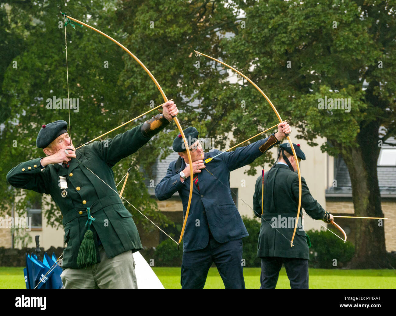 Haddington, UK. 19 August 2018. The Royal Company of Archers, a ...