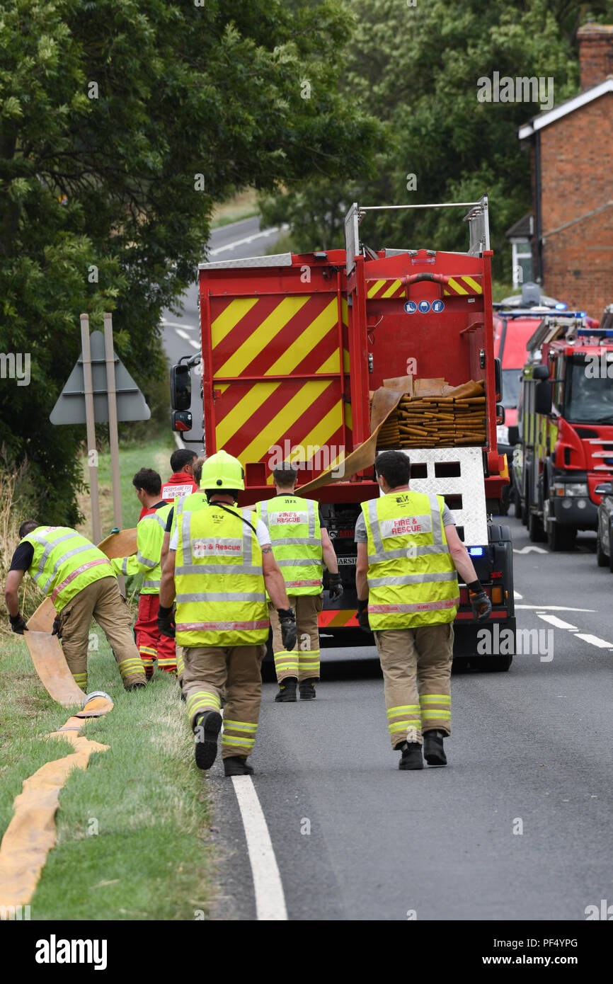 Nottinghamshire firefighters hi-res stock photography and images - Alamy