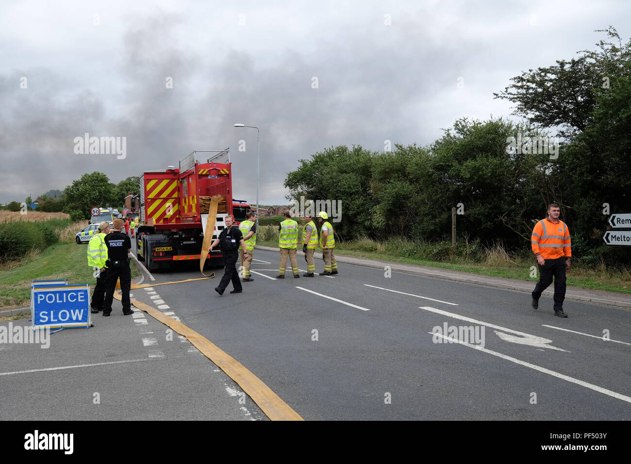 Nottinghamshire firefighters hi-res stock photography and images - Alamy