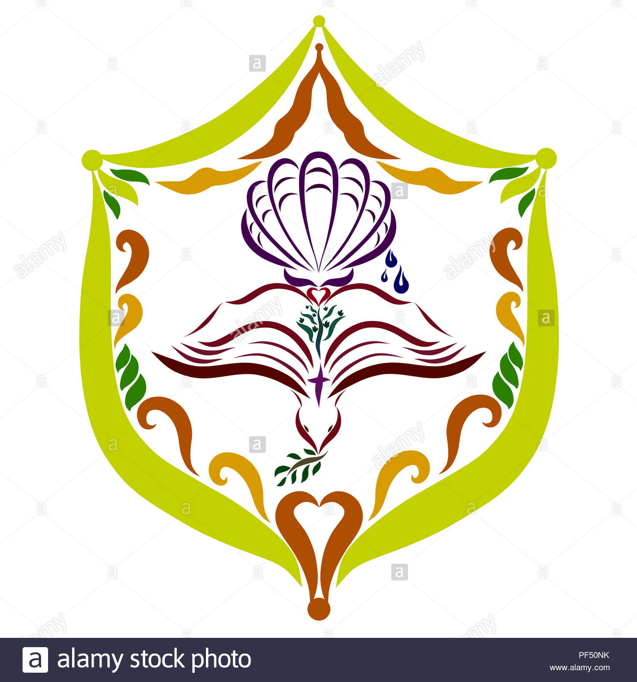 Drawing Holy Spirit Dove Symbol Stock Photos & Drawing Holy Spirit Dove ...