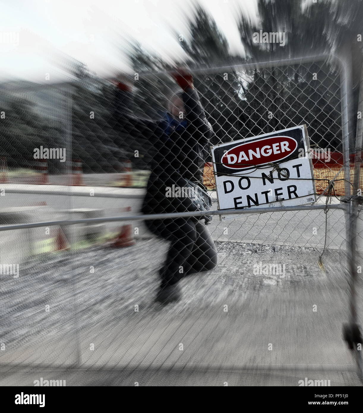 Climbing over a gate hi-res stock photography and images - Alamy