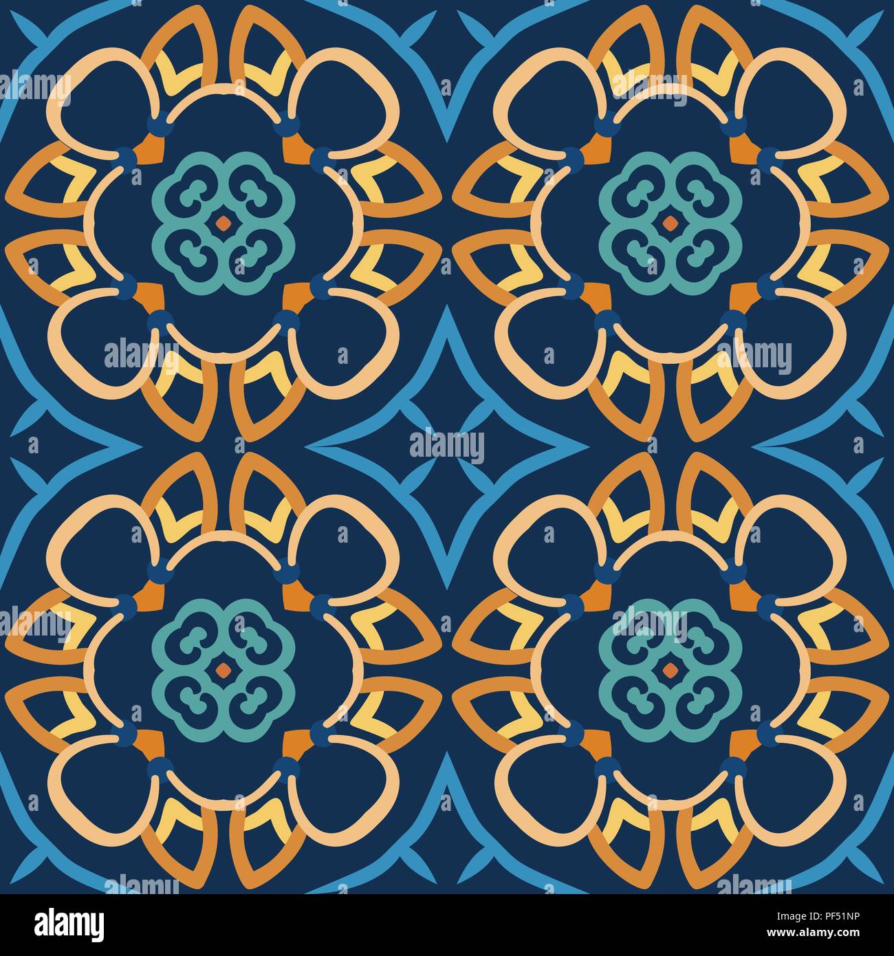 Moroccan tile pattern Stock Vector Images - Alamy