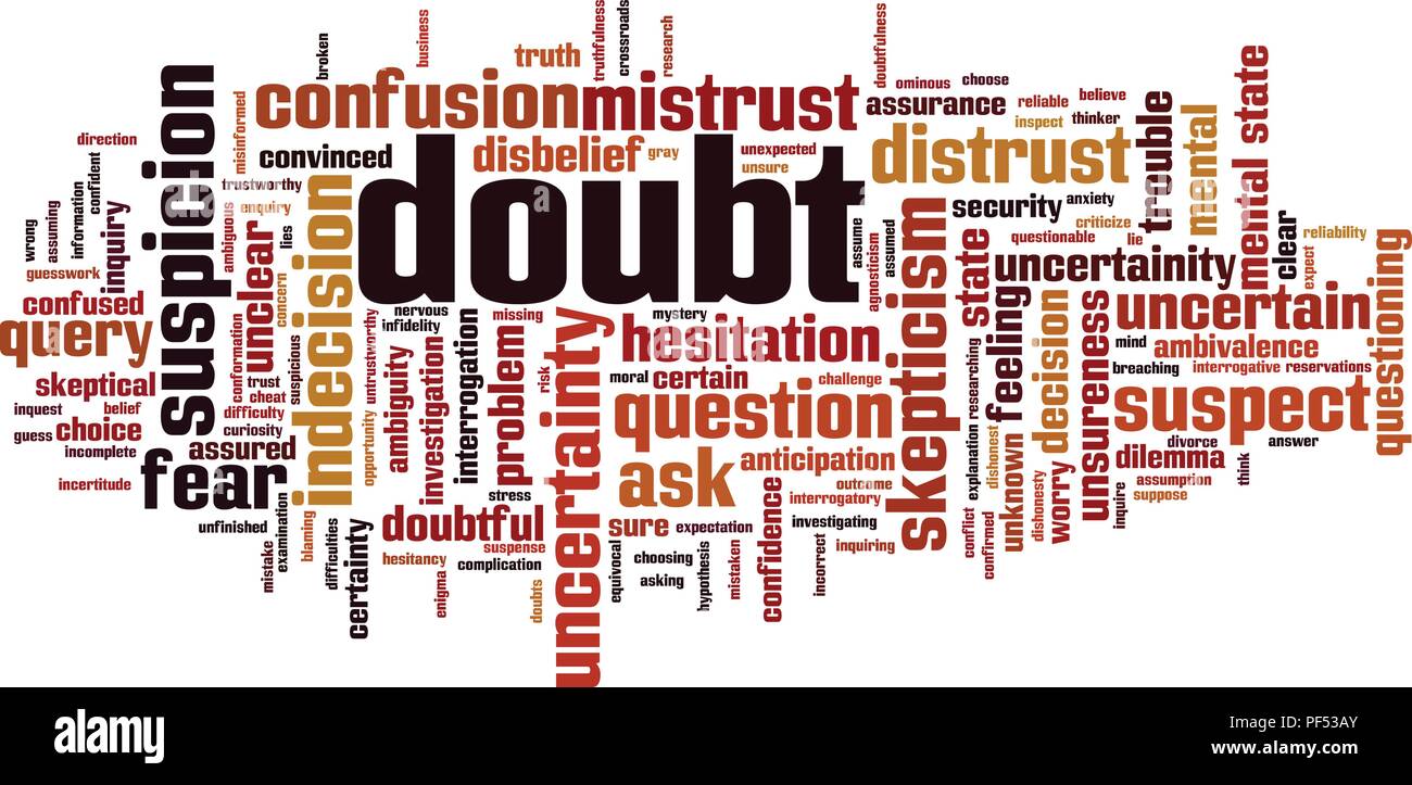 Hesitation vector vectors hi-res stock photography and images - Alamy