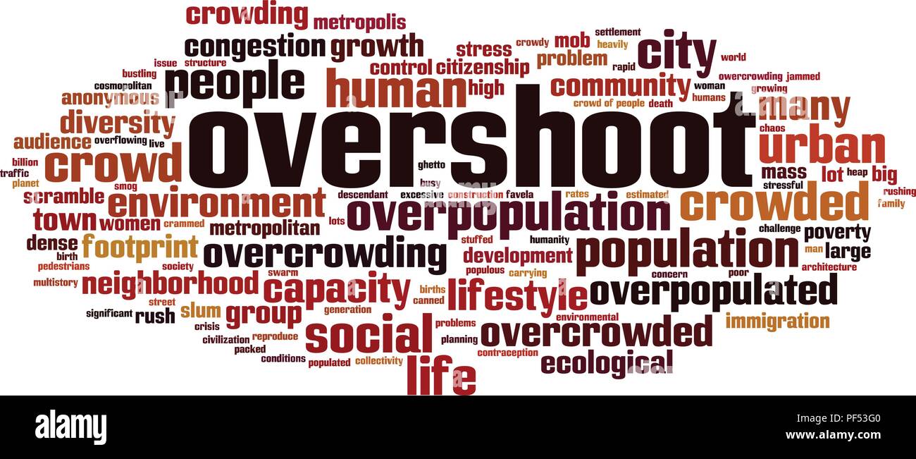 Population overshoot Stock Vector Images - Alamy