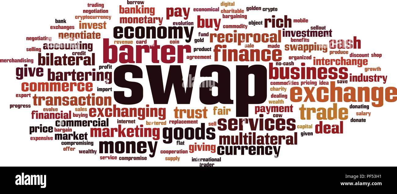 Swap word cloud concept. Vector illustration Stock Vector Image & Art ...