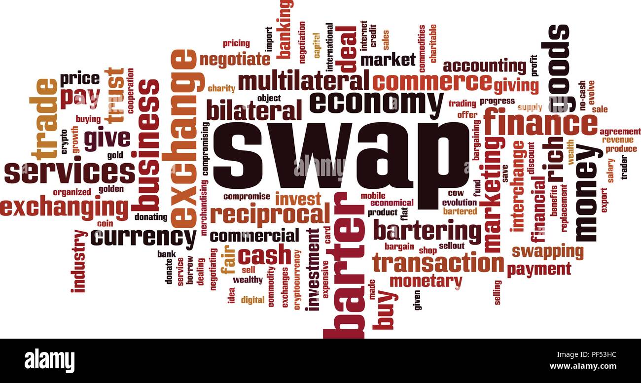 Swap word cloud concept. Vector illustration Stock Vector Image & Art ...