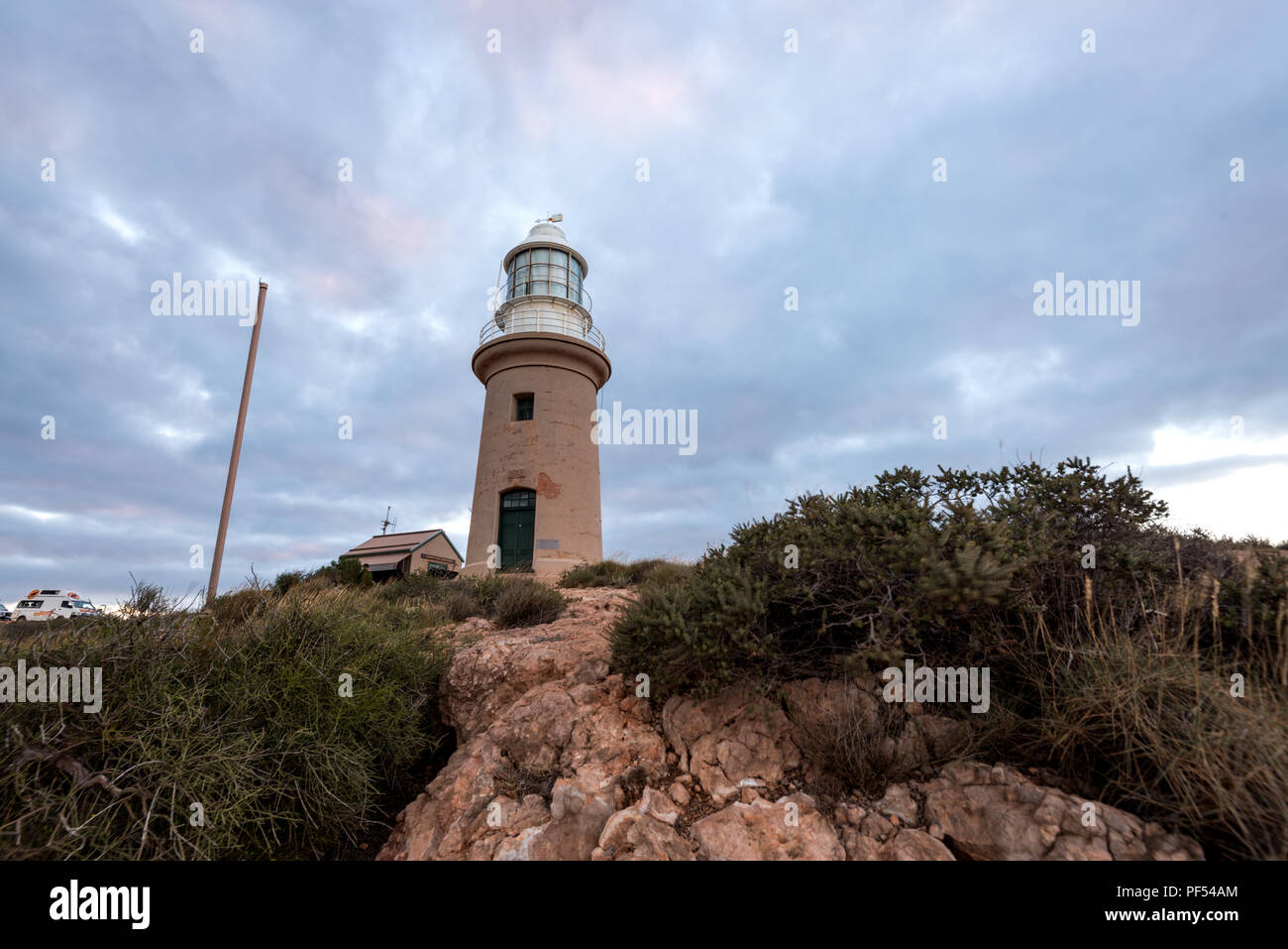 Clouds and the Ningaloo Vlaming Head Lighthouse, Exmouth, Cape Range ...