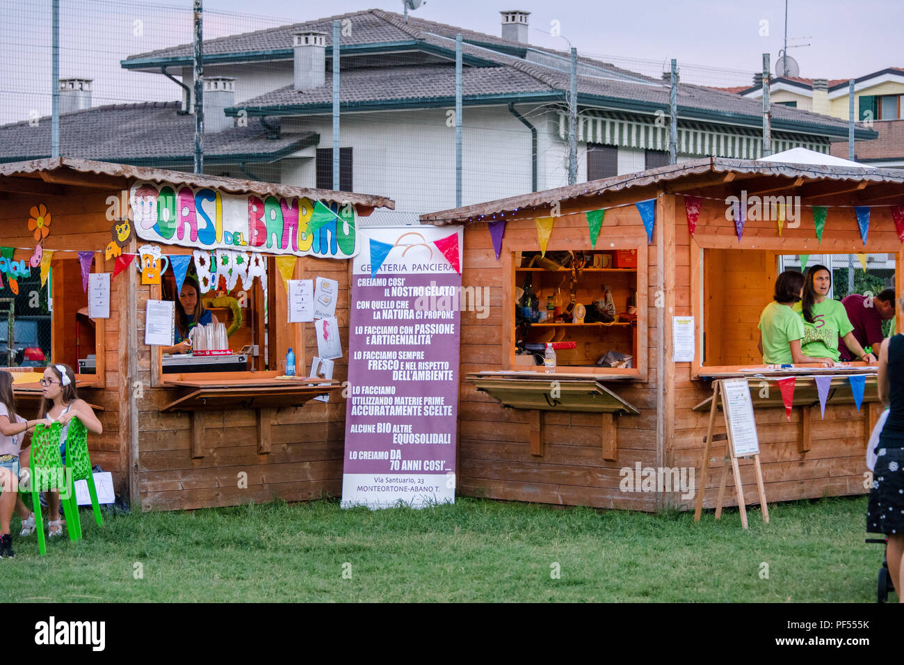 A local Italian festival called a Sagra Stock Photo - Alamy