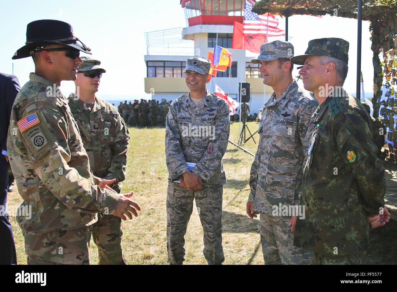 U.S. Army Capt. Nicholas Spicocchi, far left, commander of Alpha ...