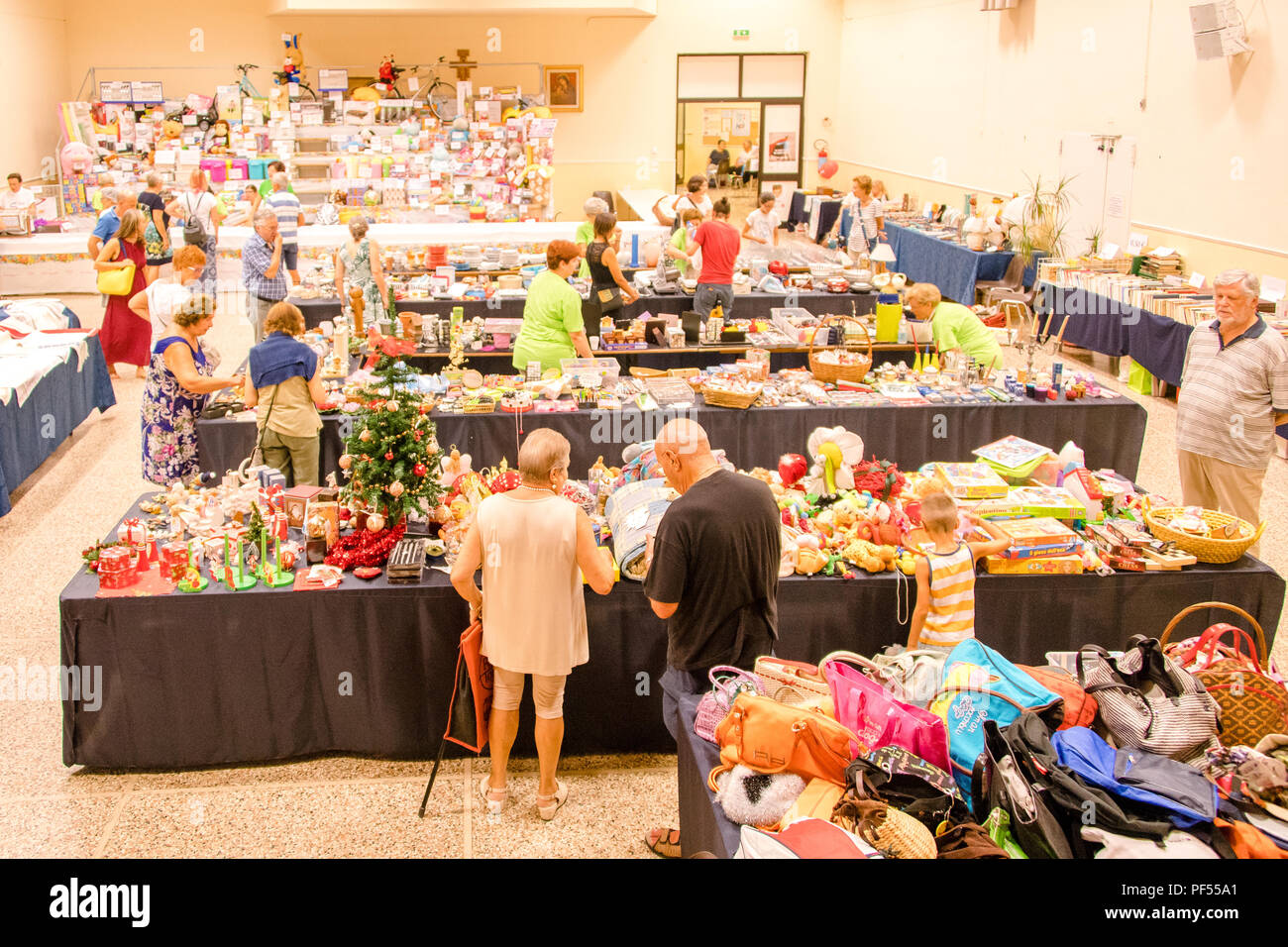A local Italian festival called a Sagra Stock Photo - Alamy
