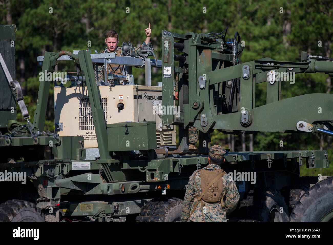 U.S. Marines with Combat Logistics Battalion 251, 2nd Marine Logistics ...