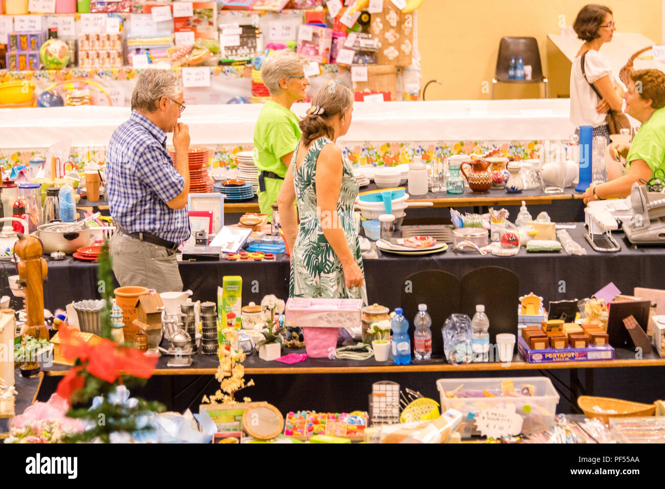 A local Italian festival called a Sagra Stock Photo - Alamy