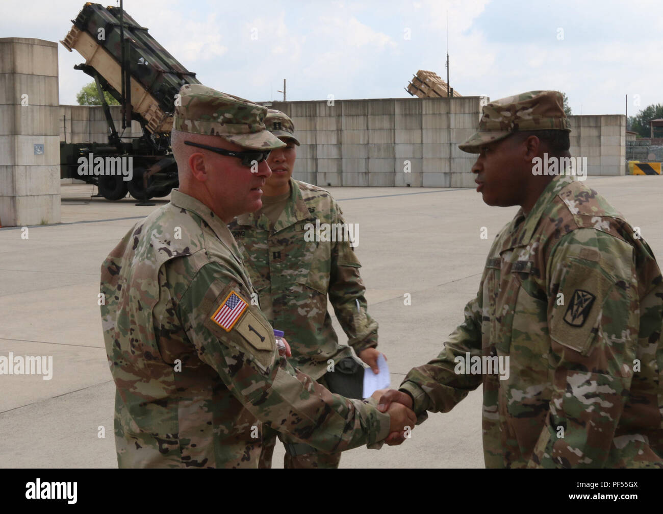 Brigadier Gen. Michael T. Morrissey and Command Sgt. Maj. Eric R ...