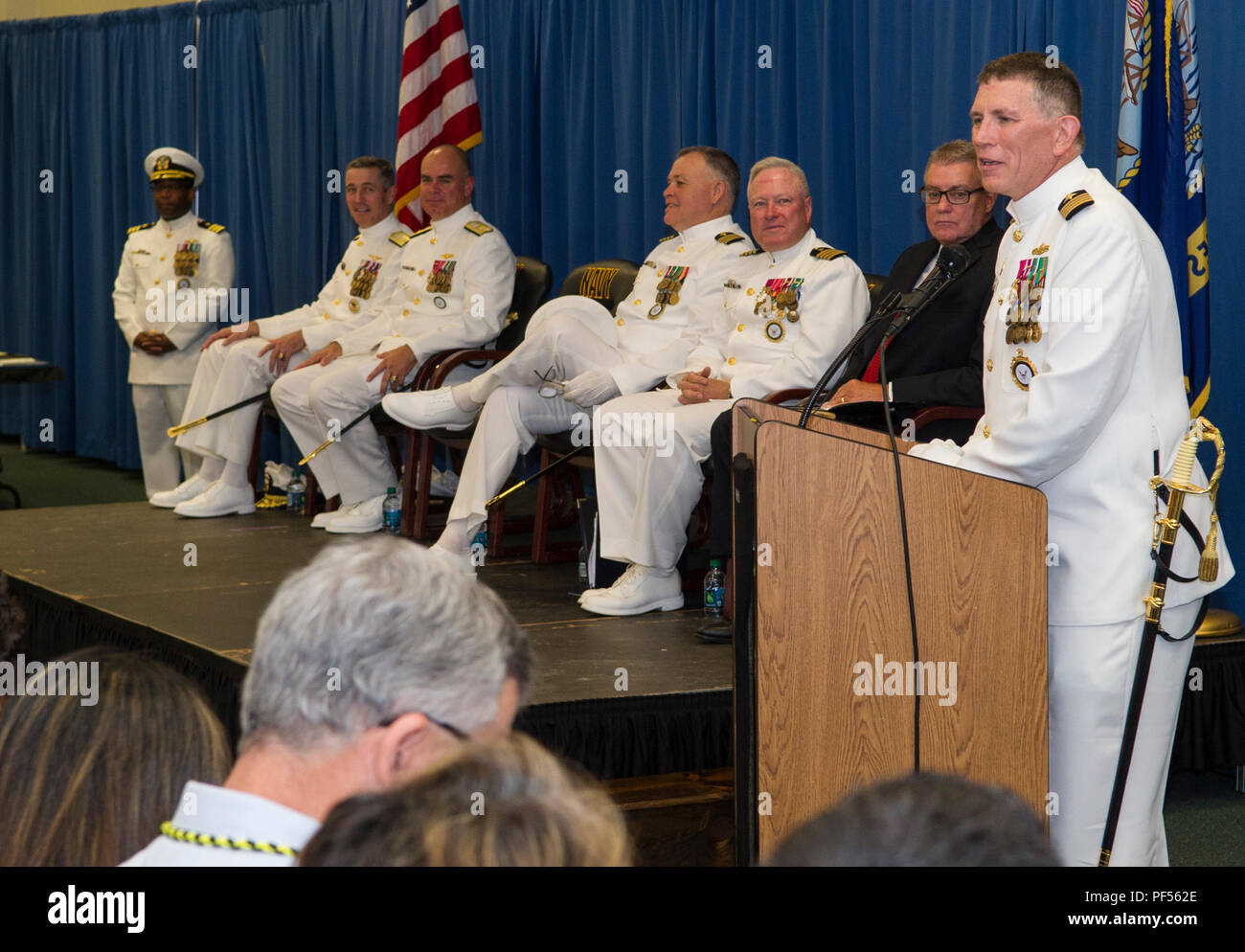 180810-N-VS214-0048 MILLINGTON, Tenn. (August 10, 2018) Capt. Jason ...