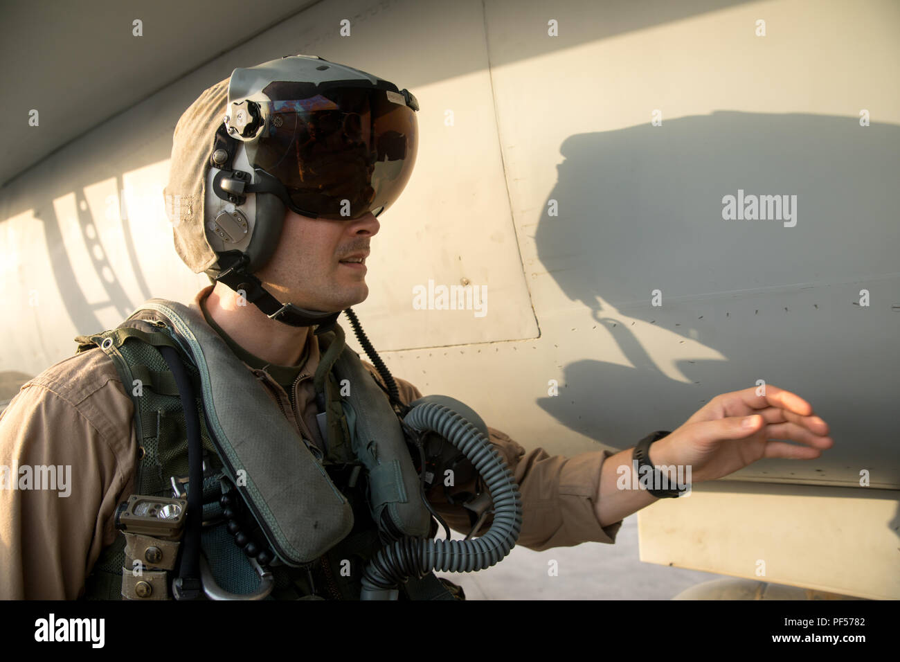 UNDISCLOSED LOCATION, AUG. 12, 2018 -- U.S. Marine Corps Maj. Scott ...