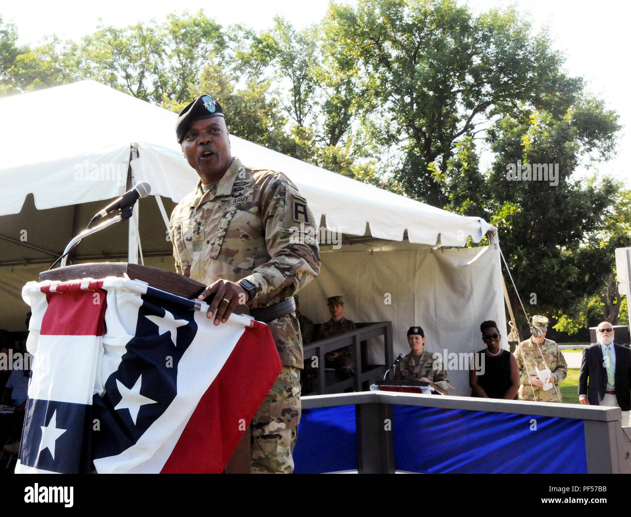 First Army's outgoing Commanding General, Lt. Gen. Stephen Twitty ...