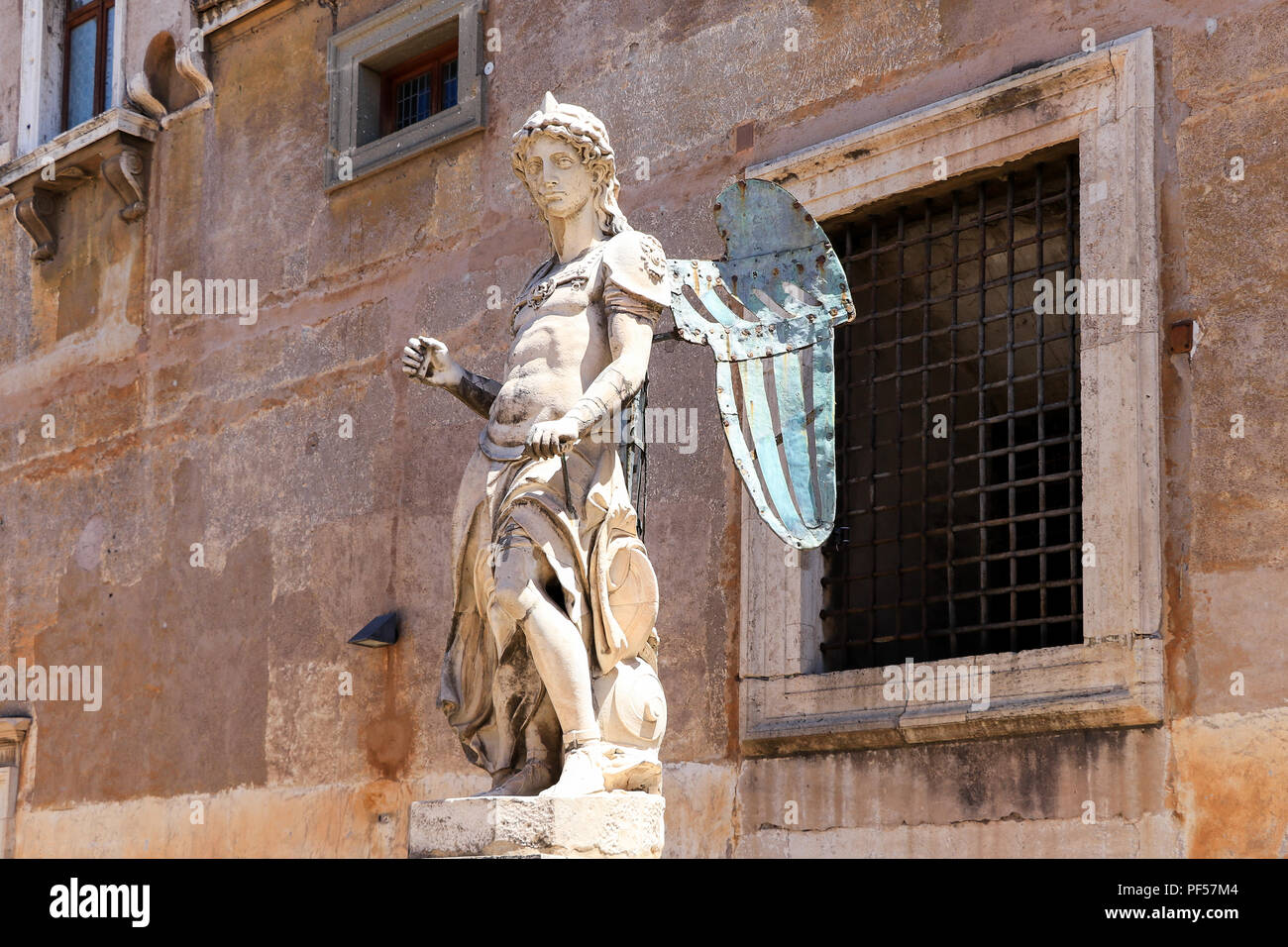 Bronze figure archangel michael hi-res stock photography and images - Alamy