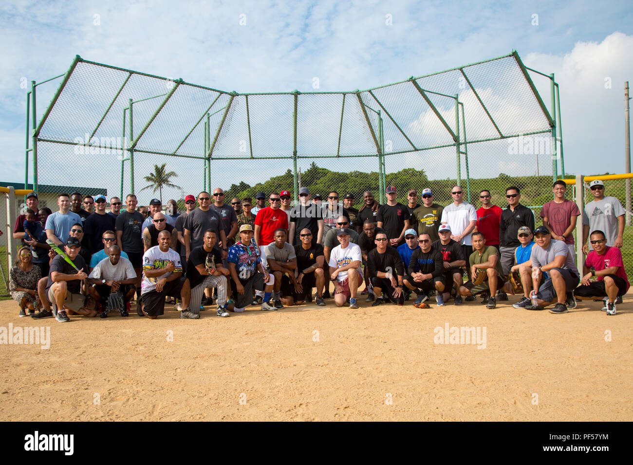 CAMP FOSTER, OKINAWA, Japan- Members of Headquarters and Support ...