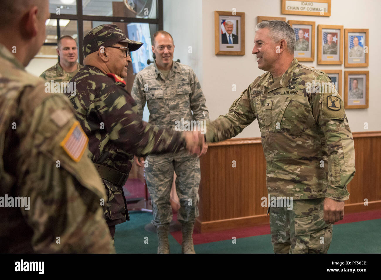 Commanding General Brig. Gen. Michael J. Garshak, adjutant general ...