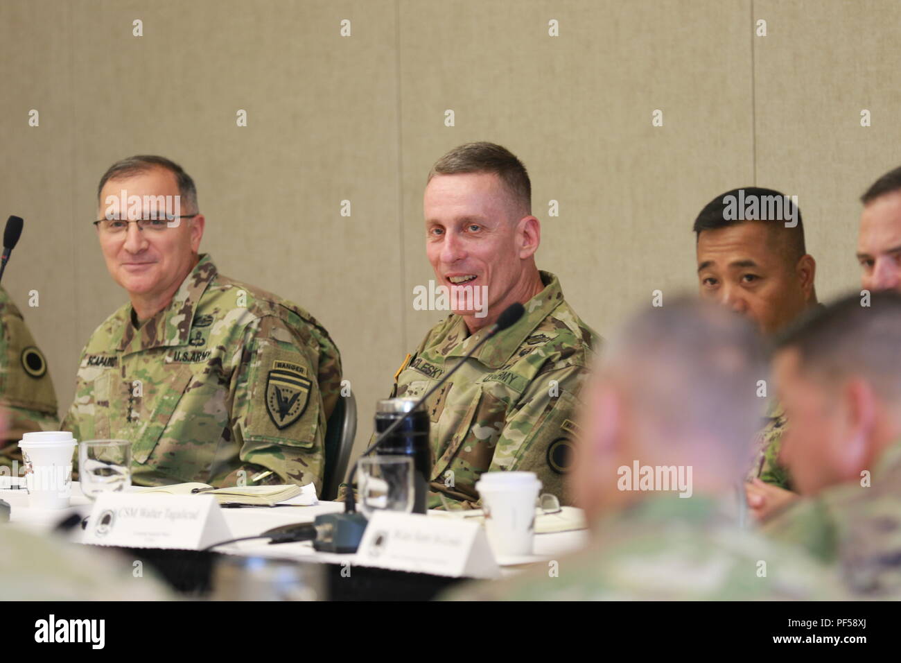 Gen. Curtis M. Scaparrotti (left), Commander, U.S. European Command and ...