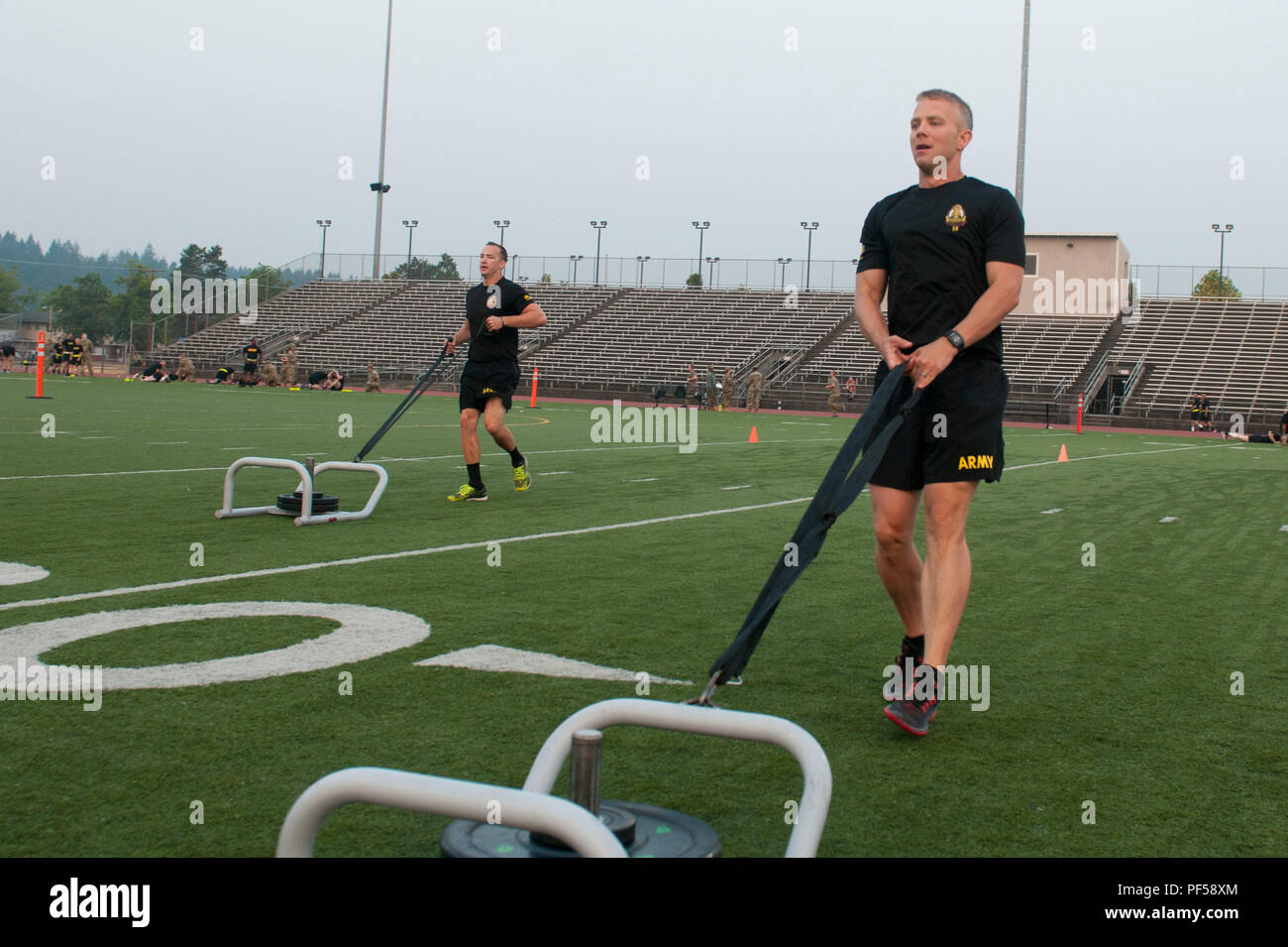 Officers with America’s First Corps participate in the Sprint-drag ...
