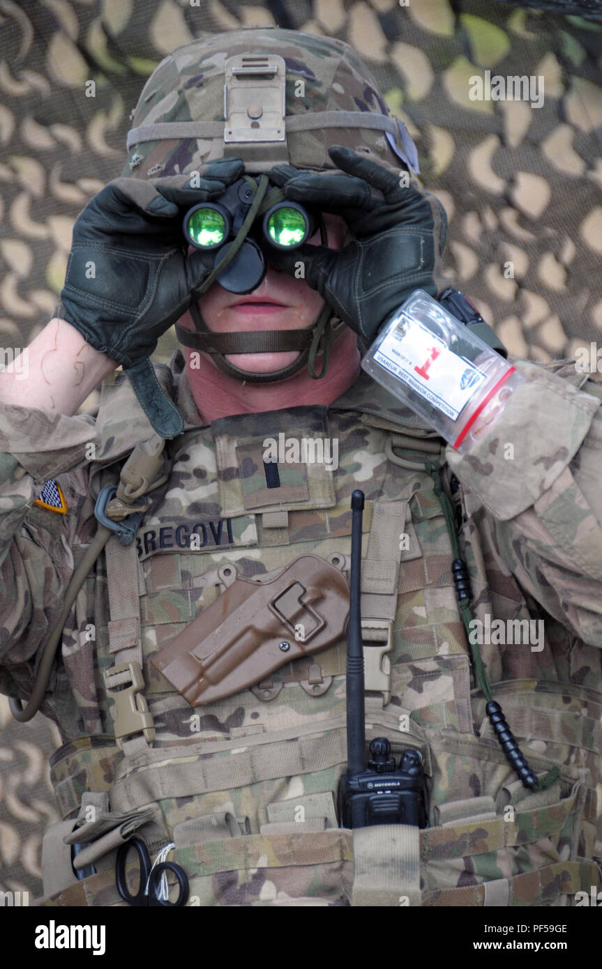 1st Lt. Zachary Bregovi, assigned to 21st Theater Sustainment Command ...