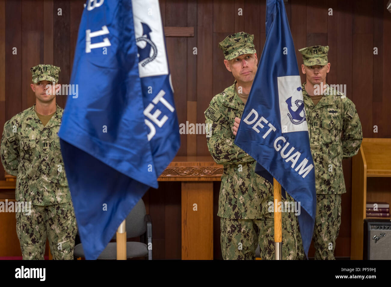 180815-N-WR252-002 SANTA RITA, Guam (Aug. 15, 2018) Capt. Steven ...