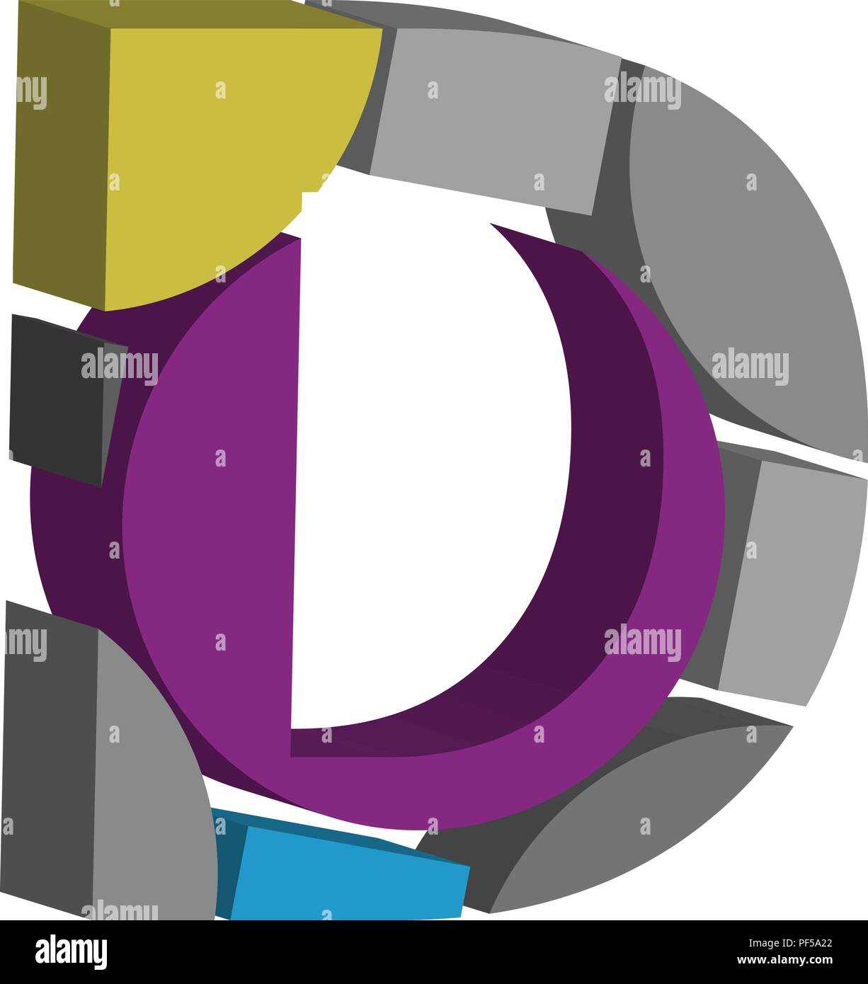 Three d logo hi-res stock photography and images - Alamy