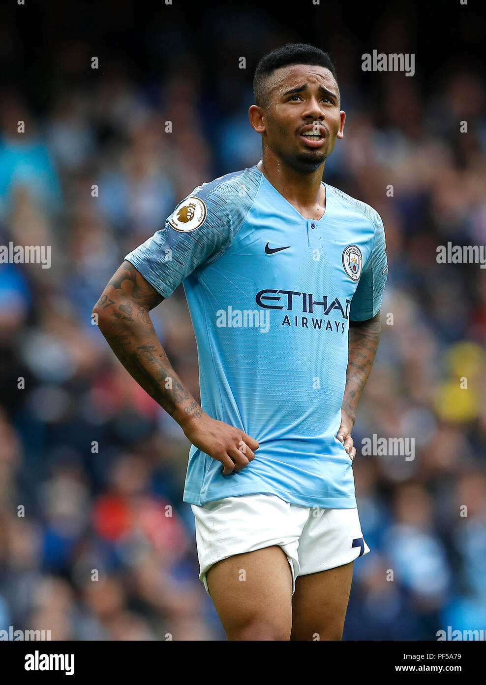 Manchester City's Gabriel Jesus during the Premier League match at the ...