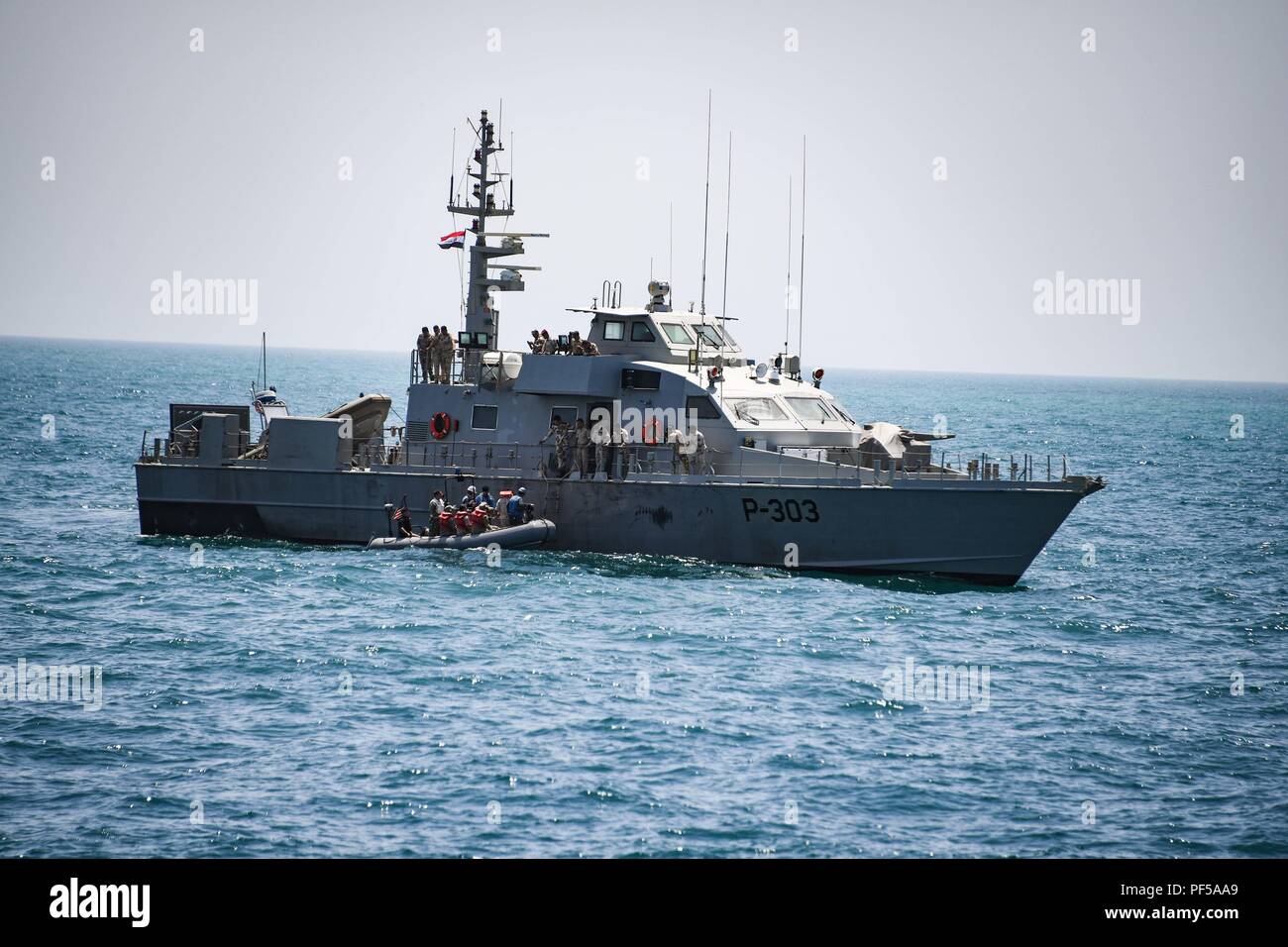 180814-N-RM440-1384 ARABIAN GULF (Aug. 14, 2018) Coastal patrol ship ...