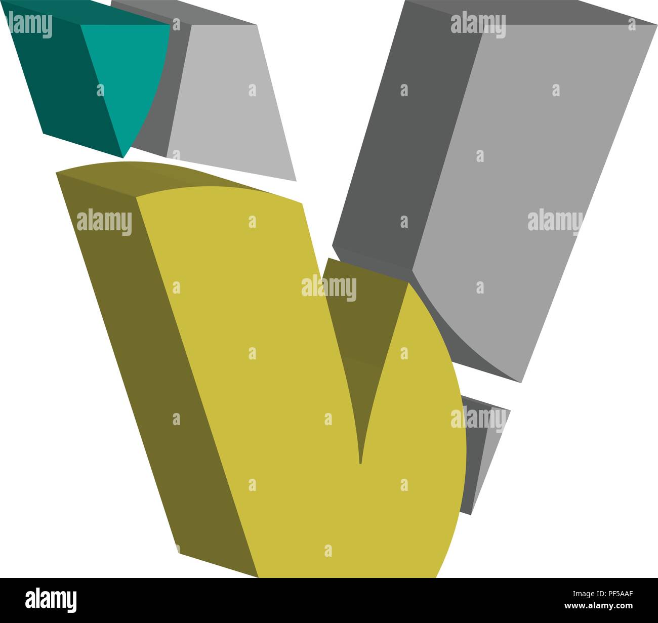 Three V Stock Vector Images - Alamy