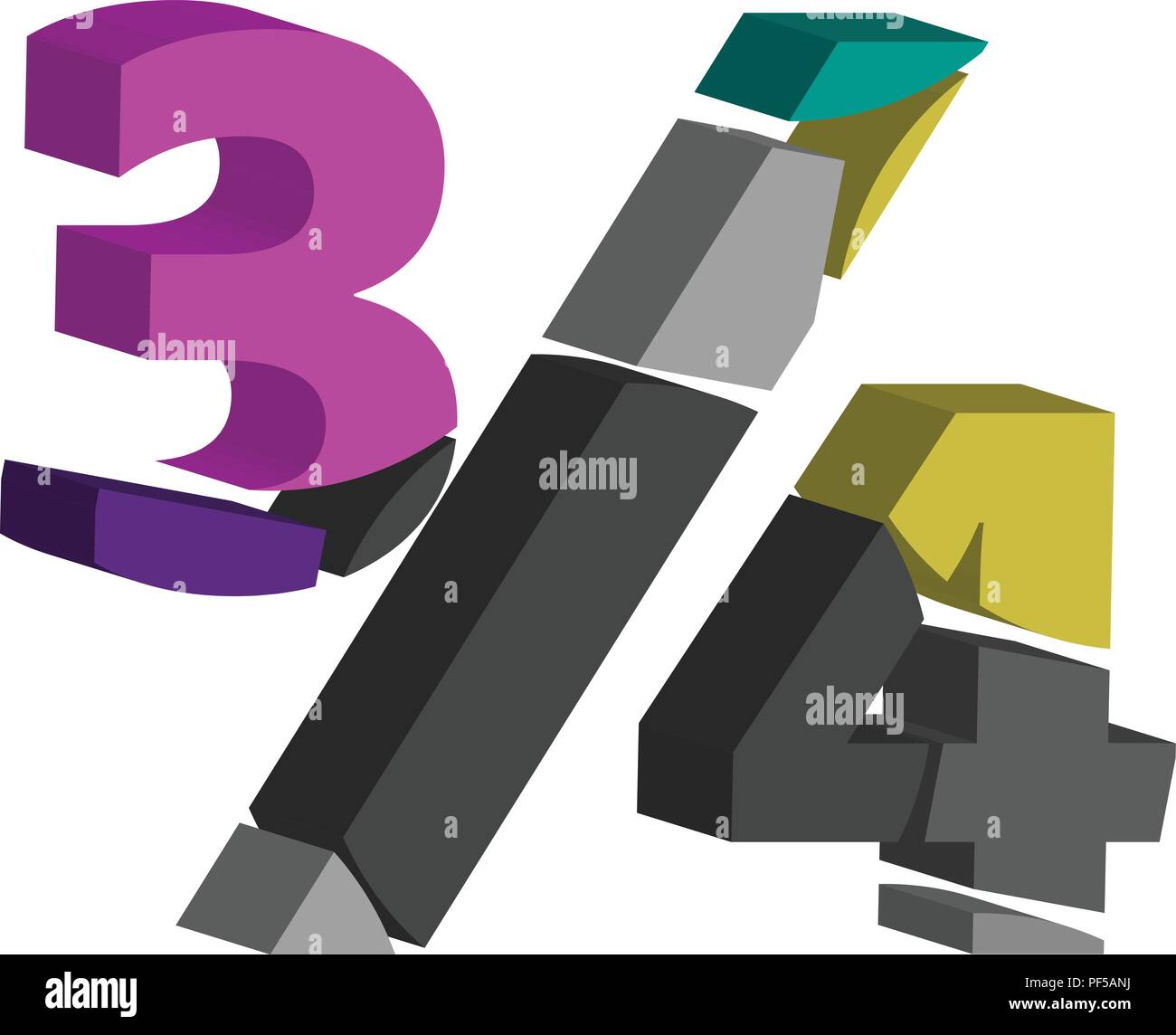 Four dimensional Stock Vector Images - Alamy