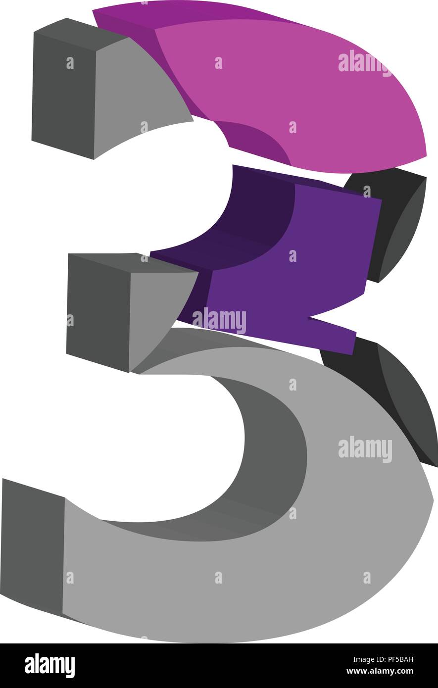 Third dimensional Stock Vector Images - Alamy