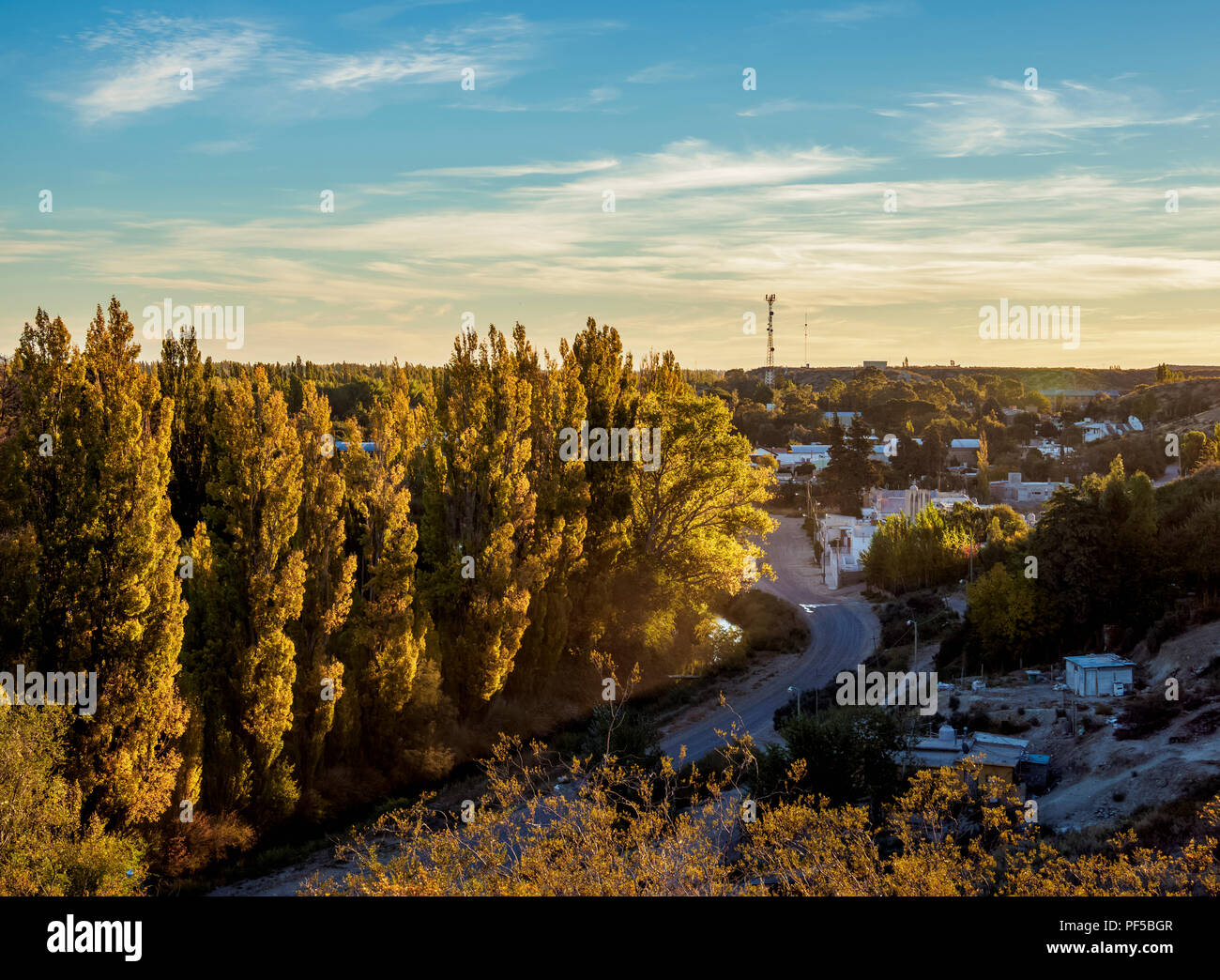 Chubut Valley, elevated view, Gaiman, The Welsh Settlement, Chubut ...