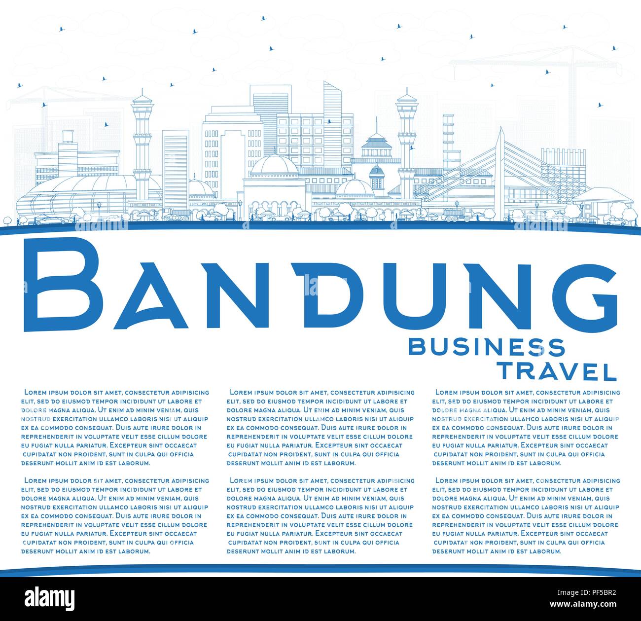Bandung outline Stock Vector Images - Alamy