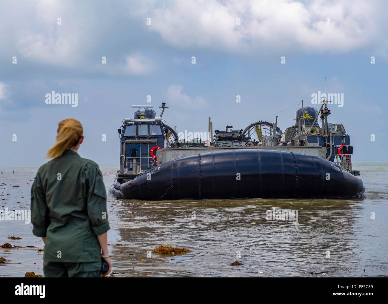 TANDUO BEACH, MALAYSIA (Aug 17, 2018) –A landing craft air-cushion ...