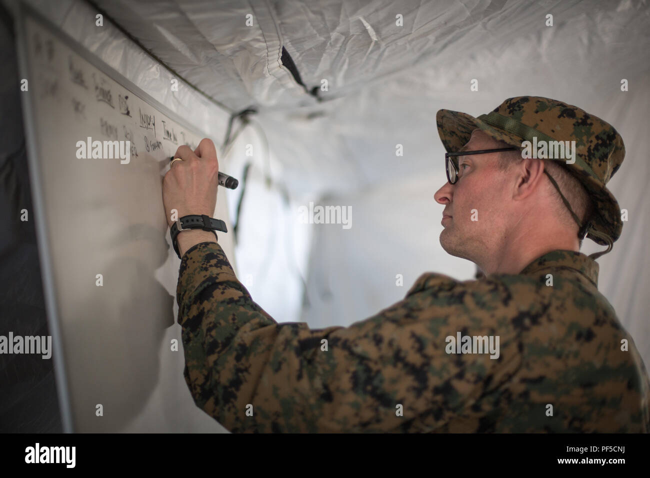 U.S. Navy Cmdr. Bernard Fischer, Surgical Company Bravo, 4th Medical ...