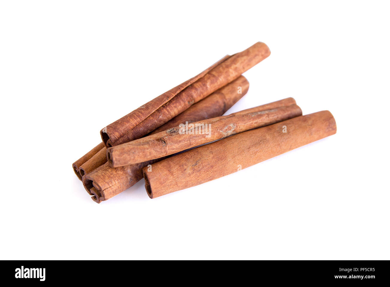 Cinnamon sticks isolated on white background with clipping path Stock ...