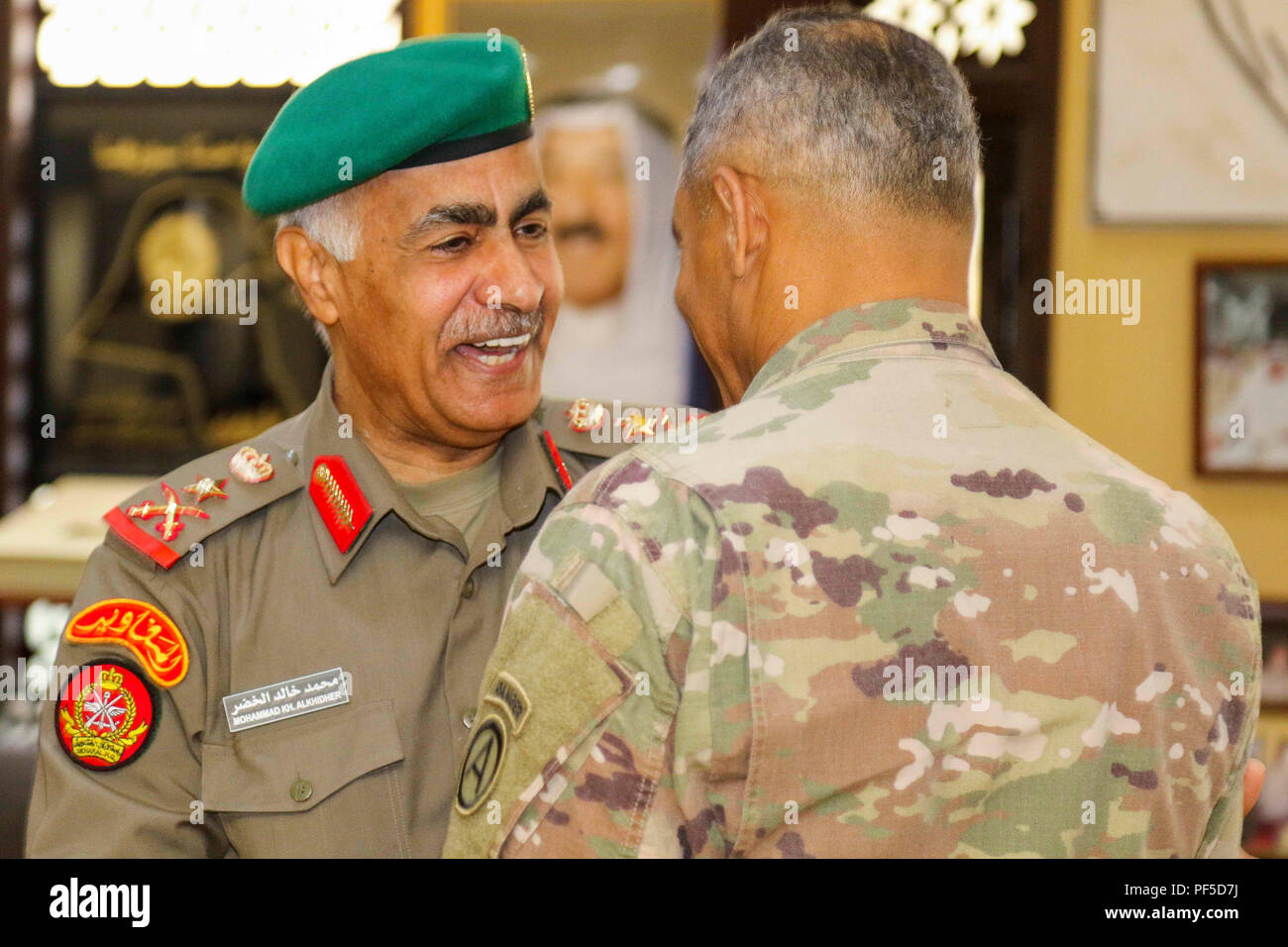 Lt. Gen. Mohammad Khaled Al-Khodher, Chief of General Staff of Kuwait ...