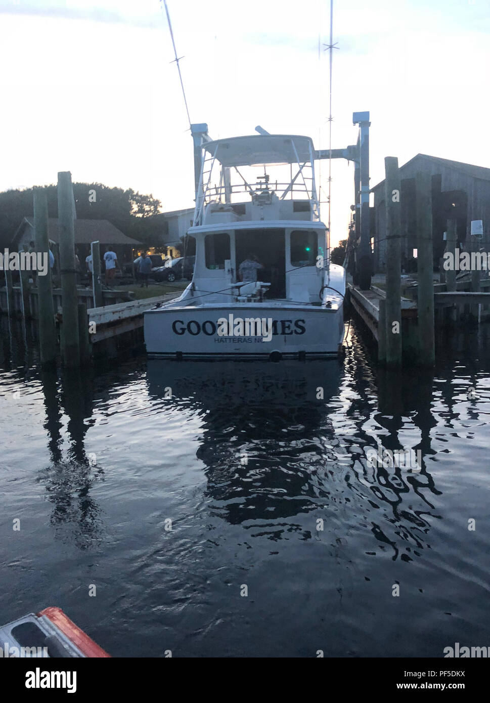 Coast Guard Station Hatteras Inlet boat crews aboard a 47-foot Motor ...