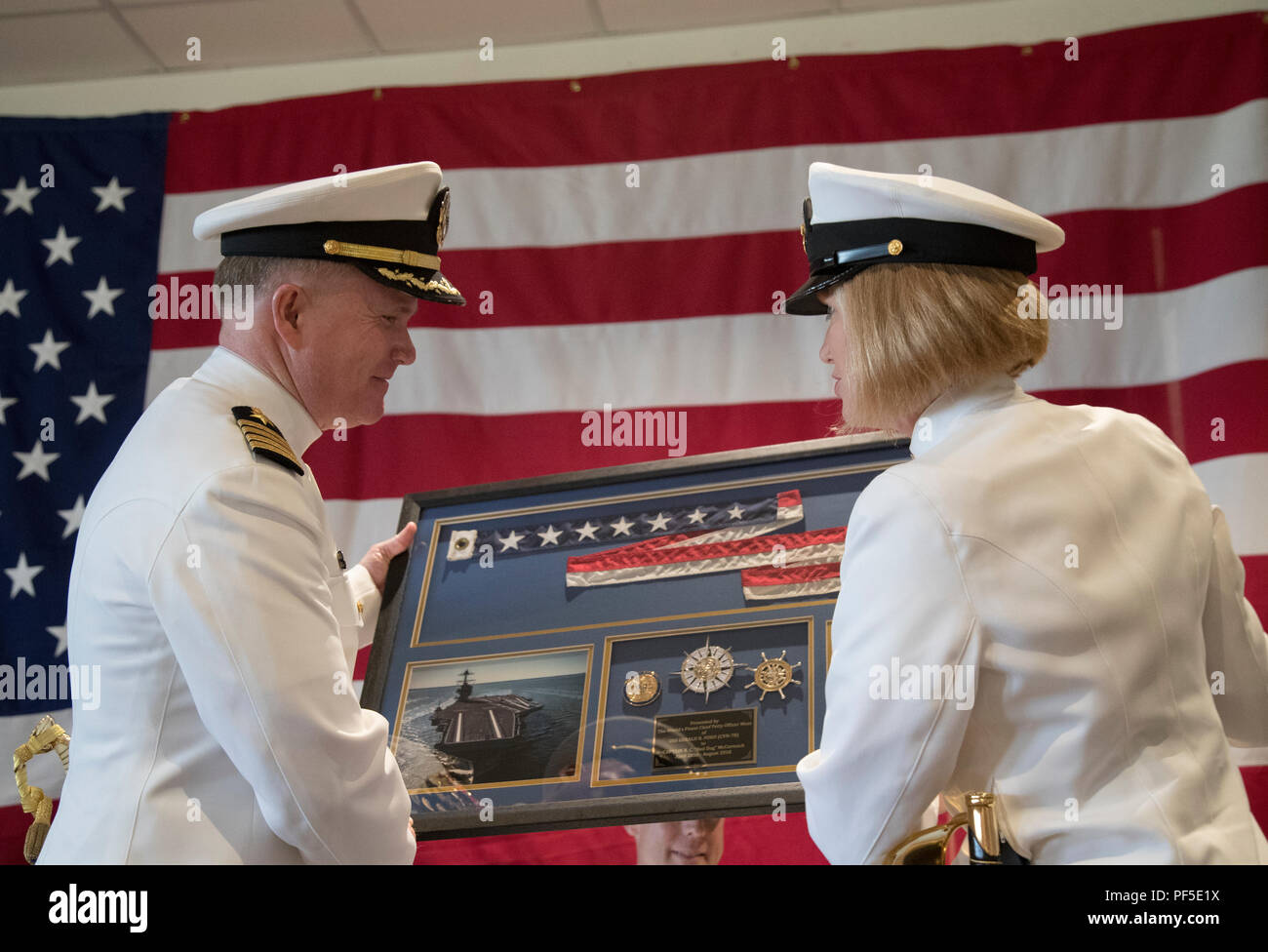 NORFOLK, Va. (Aug. 10, 2018) Capt. Richard McCormack, USS Gerald R ...