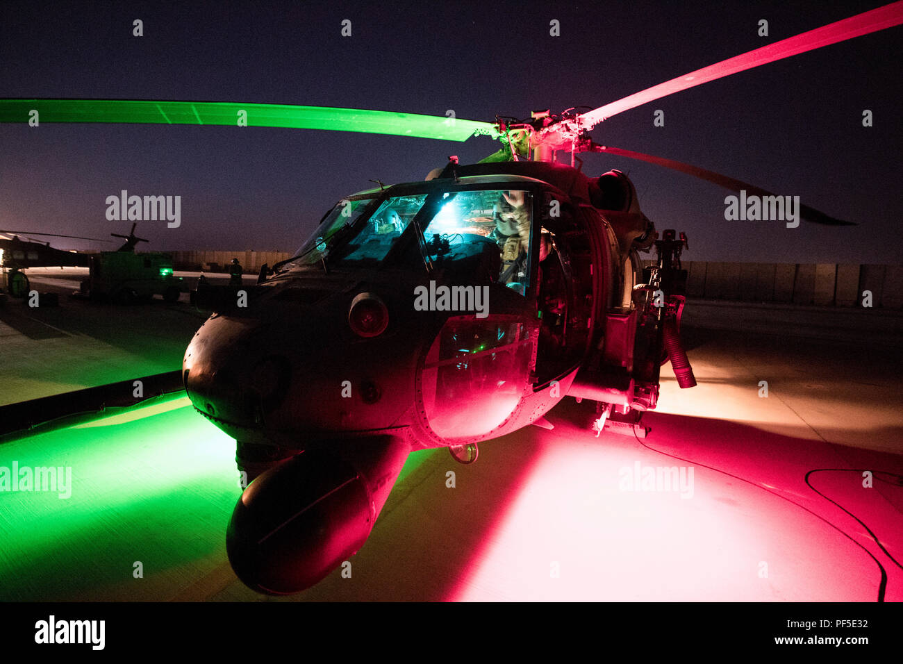A U.S. Air Force HH-60G Pavehawk assigned to the 46th Expeditionary ...